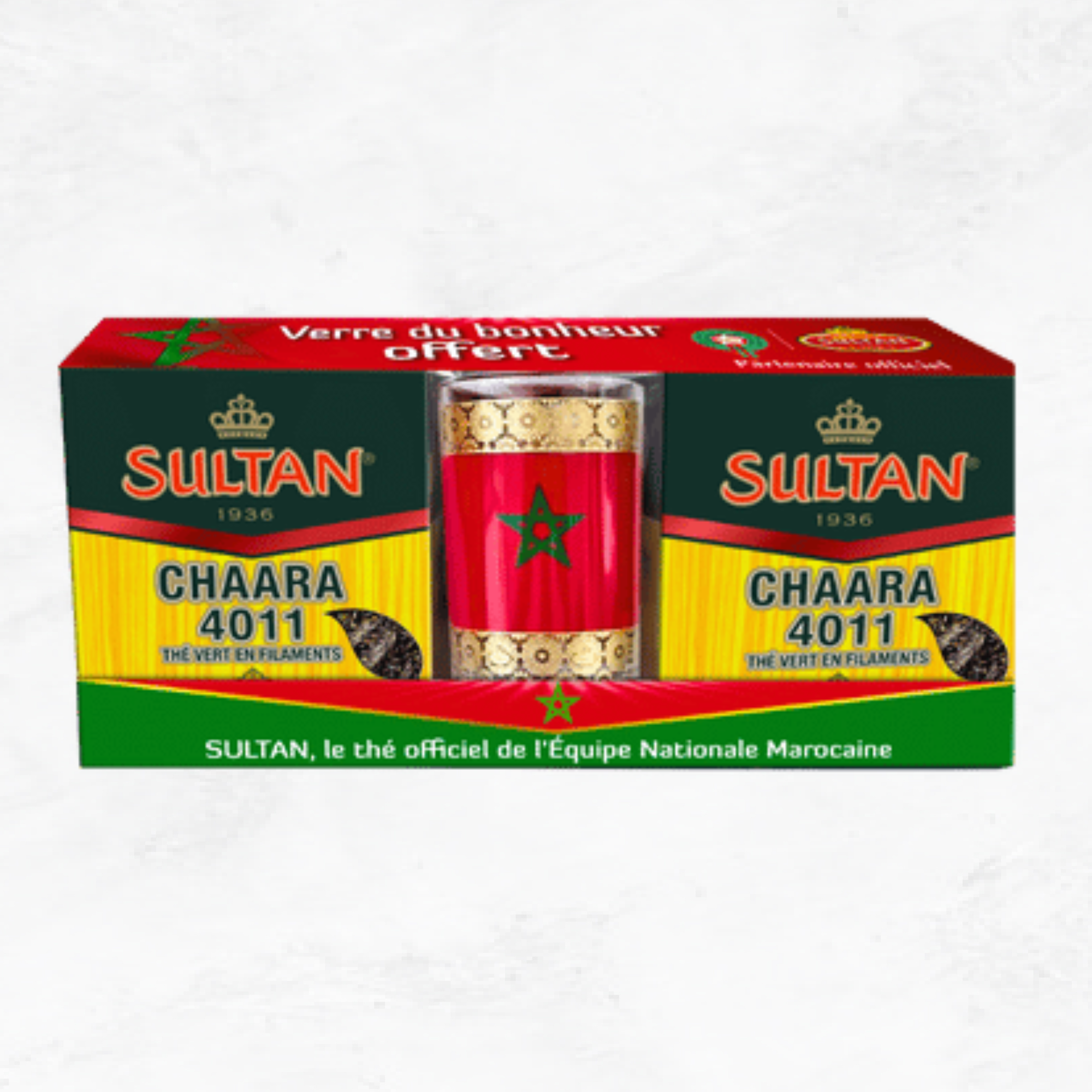 Pack de thé Chaara 4011 + 1 verre offert – SULTAN