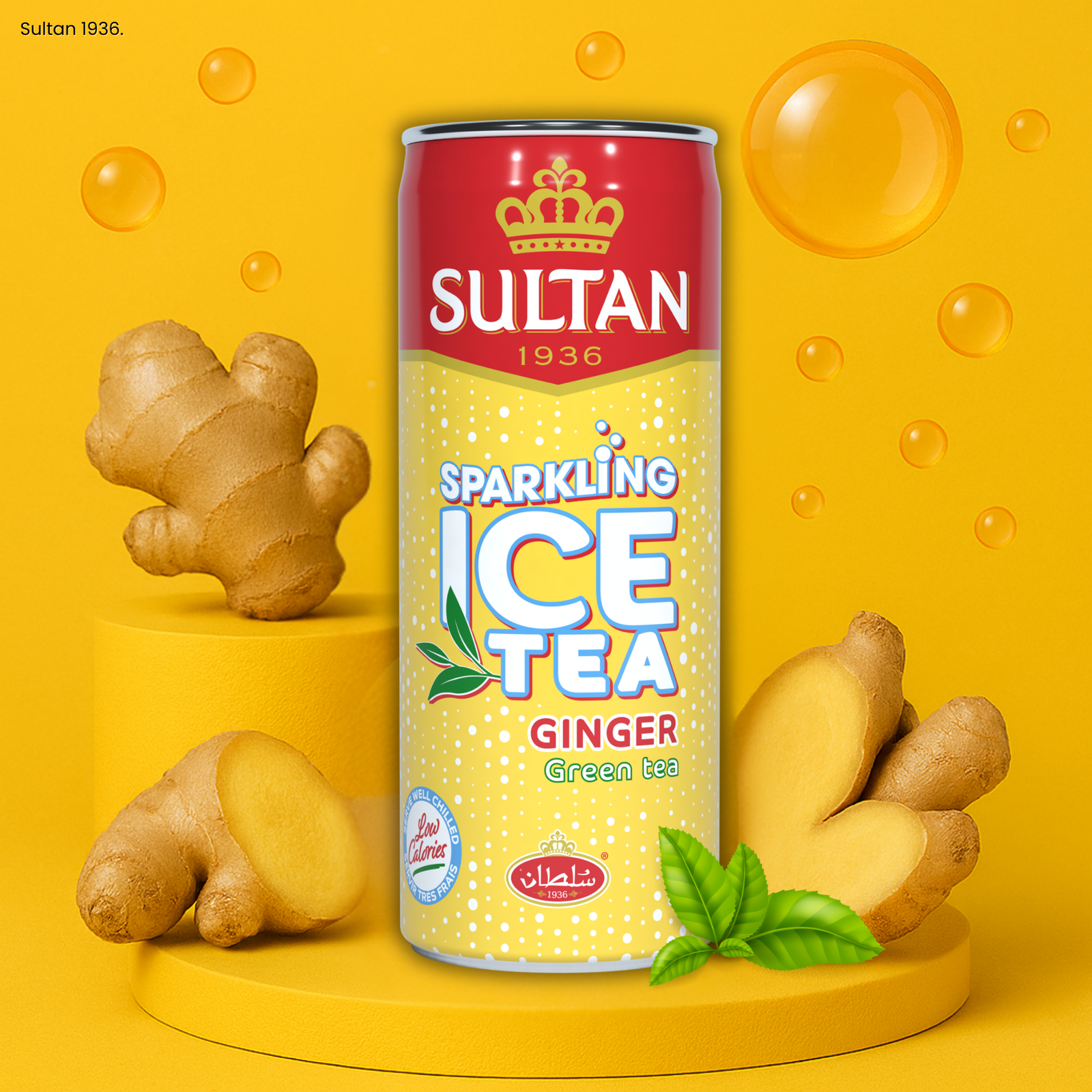 Ice Tea Ginger - 33 cl – SULTAN