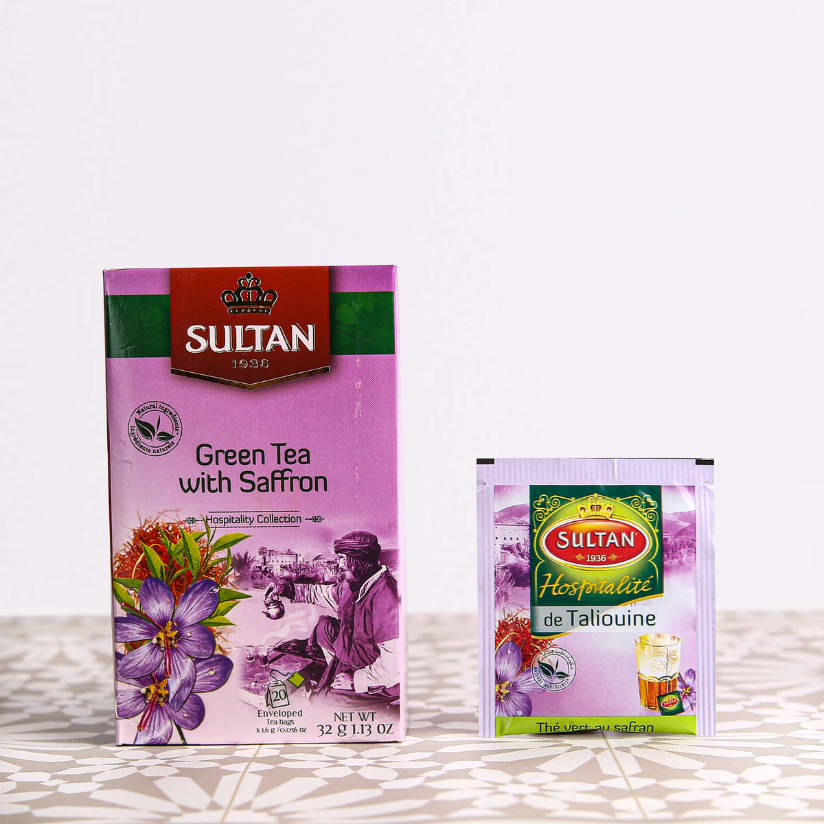 Green Tea with Saffron - 20 Tea Bags – Sultan Tea
