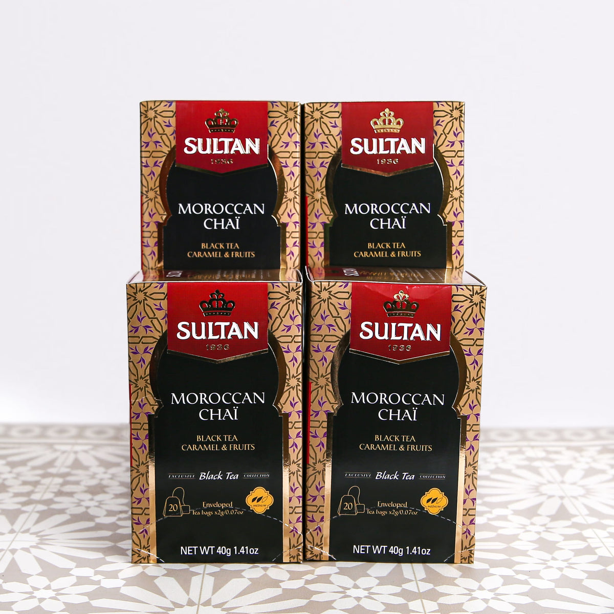 Moroccan Chai Caramel and Fruits Tea - 20 Tea Bags – Sultan Tea
